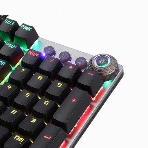 מקלדת גיימינג AULA F-2028 עם תאורת לד - מקלדות ועכברים למחשב