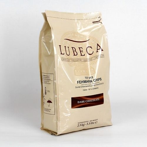 10 ק״ג שוקולד צ׳יפס מריר 70% LUBECA - Lubeca - LUBECA