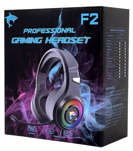 אוזניות גיימינג למשחקי מחשב Shark דגם F2 - כחול - גאדג'טים 2024