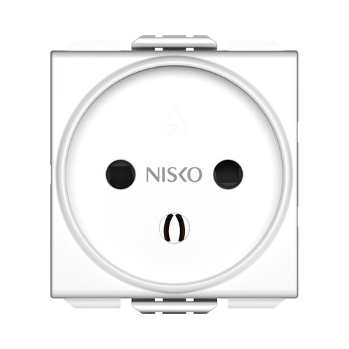 שקע כח ישראלי 2 מודול לבן ניסקו סוויץ' NISKO SWITCH - Nisko switch - סדרות תחת הטיח