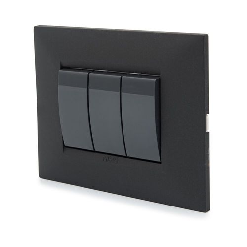 מפסק צלב 1 מודול שחור ניסקו סוויץ' NISKO SWITCH - Nisko switch - סדרות תחת הטיח