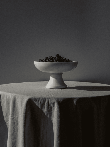 קערת שיש Davide ק' 20.5 סמ - לבן Studio Marmo - Studio Marmo - קערות וכלי הגשה