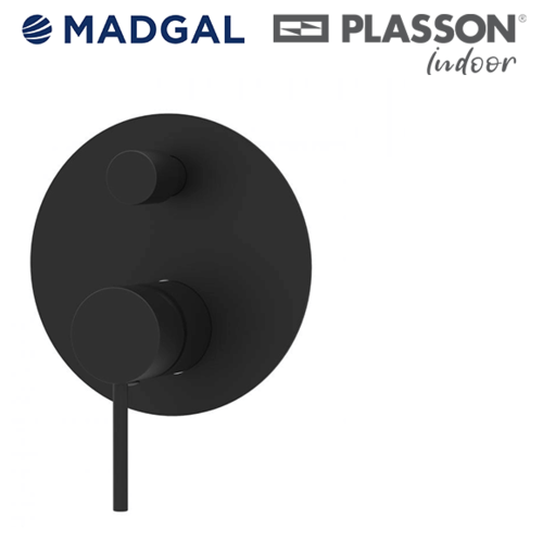 ערכה חיצונית בלבד לאינטרפוץ 4 דרך | שחור | סדרת רובי | מדגל MADGAL | 491112
