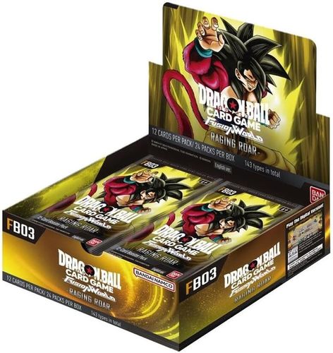 מארז קלפי דרגון בול Dragon Ball Super TCG: Fusion World - Raging Roar FB03 - Booster Box - דרגון בול