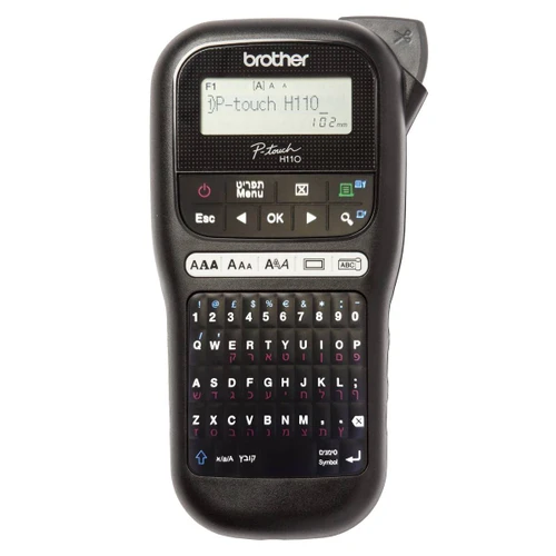מדפסת מדבקות ניידת Brother PTH110 P-Touch - - ציוד היקפי