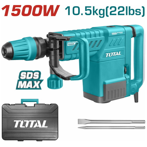 פטיש הריסה TOTAL 1500W 25J טוטאל - Total - Total - פטישונים - חשמליים