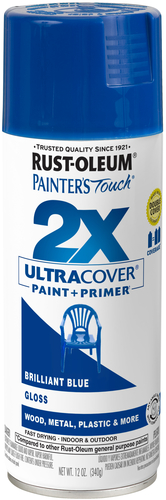 ספריי צבע 2X Gloss Brilliant Blue RUST-OLEUM - RUST-OLEUM - תרסיסי צבע ...