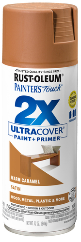 ספריי צבע 2XSatin Warm Caramel RUST-OLEUM - RUST-OLEUM - תרסיסי צבע ותחזוקה