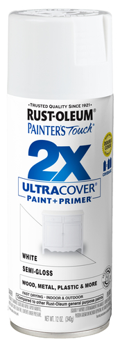 ספריי צבע 2X Semi Gloss White RUST-OLEUM - RUST-OLEUM - תרסיסי צבע ותחזוקה
