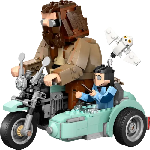 לגו ™Harry Potter – רכיבה על אופנוע עם האגריד והארי (76443) LEGO - Lego ...