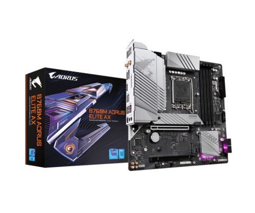 לוח Gigabyte B760M AORUS ELITE AX DDR5 Micro-ATX WIFI - Gigabyte ...