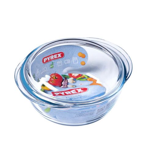 סיר פיירקס 3 ליטר +מכסה PYREX - Pyrex - סירי זכוכית