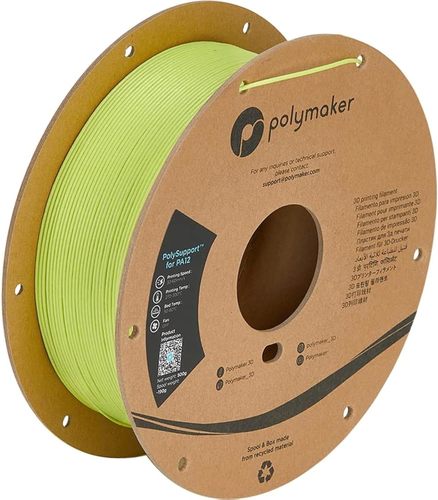 חומר תמיכה 500 גרם 1.75 מ"מ- Polymaker PolySupport for PA12 Grass Green