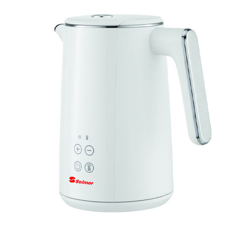 קומקום חשמלי דיגיטלי עם בידוד כפול ‏1.5 ‏ליטר Selmor SE6650W סלמור - Selmor - קומקומים ומיחמים