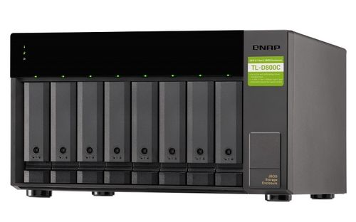 יחידת הרחבה למערכת אחסון QNAP TL-D800C 8Bays JSOD
