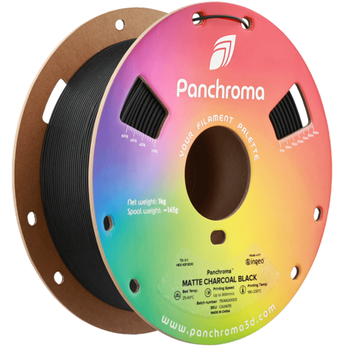 פילמנט שחור פחם 1 ק"ג 1.75 מ"מ - Panchroma Matte PLA Charcoal Black ...