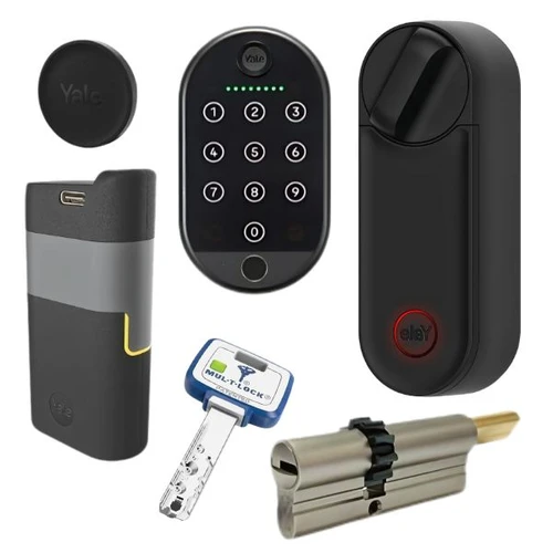 מנעול חכם לדלת לינוס 2, חדש! Linus L2, צבע שחור - YALE