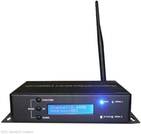 משדר/מקלט DMX - דגם HD-208 LIGHTEK - LIGHTEK - פקדי שליטה ודימרים
