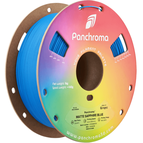 פילמנט כחול ספיר 1 ק"ג 1.75 מ"מ - Panchroma Matte PLA Sapphire Blue ...