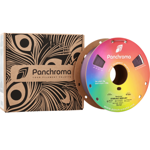 פילמנט סגול - כסוף 1 ק"ג 1.75 מ"מ - Panchroma Starlight PLA Mercury