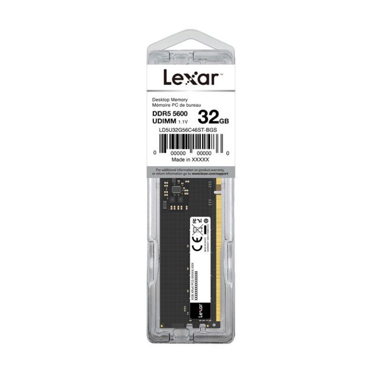 זיכרון LEXAR DIMM 32GB DDR5 5600MHZ 1.1V