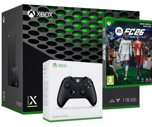 Xbox Series X + 2 Controllers + Fifa FC 26 bundle Microsoft - Microsoft ...