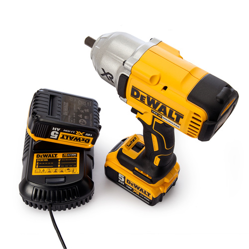מפתח בוקסות DEWALT 5.0AH High Torque 18V BL -מוסרי כלי עבודה