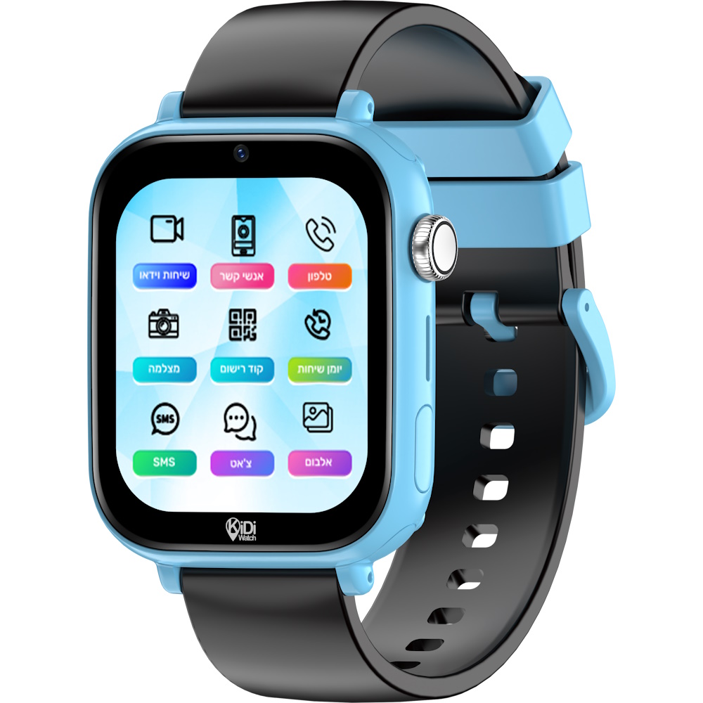 שעון חכם 4G לילדים כולל SIM מובנה Kidiwatch דגם Kidi 360 בנים - אולסייל