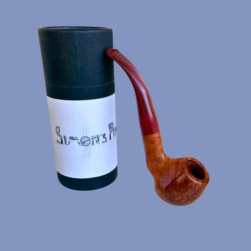 מקטרת עבודת יד Simon’s Pipes Cherry Flow עם פילטר 9 מ"מ | רק ב-Smoker