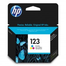 דיו צבעוני מקורי HP 123 F6V16AE - HP - ראשי דיו כללי