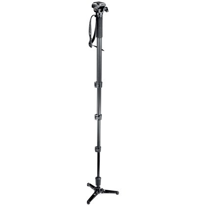 Manfrotto 560B FLUID VIDEO MONOPOD W/HEAD - חצובות MANFROTTO
