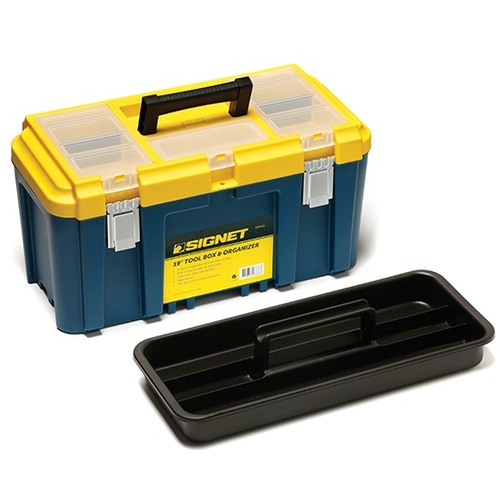 ארגז כלים "19 עם אורגינייזר במכסה SIGNET | עגלות, ארגזים ומגשי אחסון ...