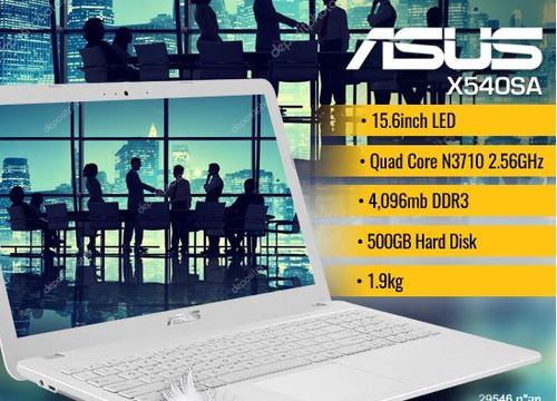 מחשב נייד אסוס Asus X540SA 15.6" N3710QUAD - מחשבים שולחניים