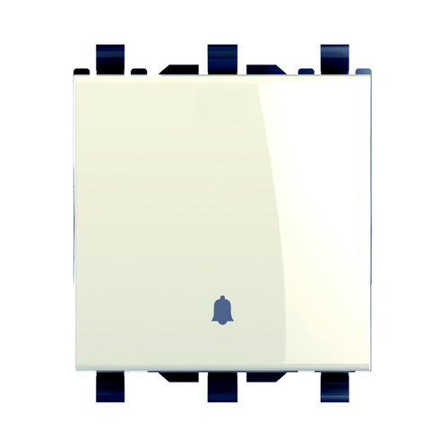 לחצן פעמון 2 מודול לבן ניסקו סוויץ' Nisko switches - Nisko switches - מפסקים תחת הטיח