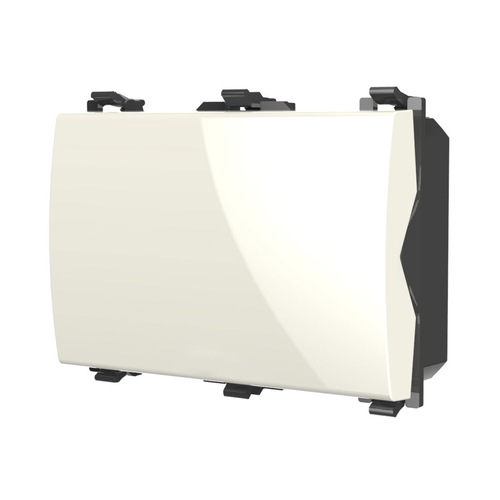 לחצן 3 מודול לבן ניסקו סוויץ' Nisko switches - Nisko switches - מפסקים תחת הטיח