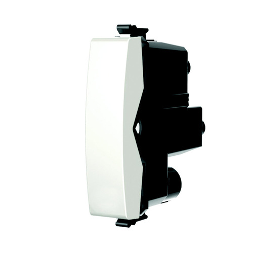 לחצן 1/2 מודול לבן ניסקו סוויץ' Nisko switches - Nisko switches - מפסקים תחת הטיח