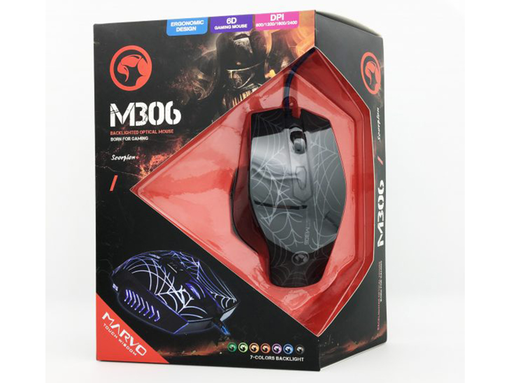 עכבר גיימרים Marvo M306 מרבו - Marvo - אביזרים