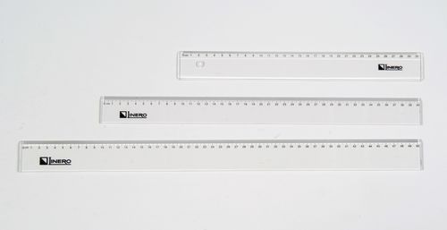 סרגל פלסטי שקוף לינרו Linero - Linero - סרגלים | שבלונות | מחוגות