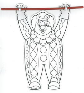 יצירה מסכת פרפר מדפי קסם - פורים