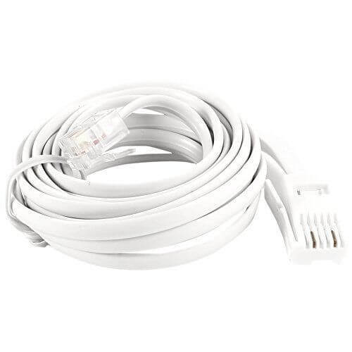 כבל טלפון בזק אמריקאי 20 מטר - טלפוניה