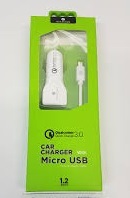 מטען MICRO USB מהיר 3.0 לרכב MIRACASE - Miracase - מטעני רכב