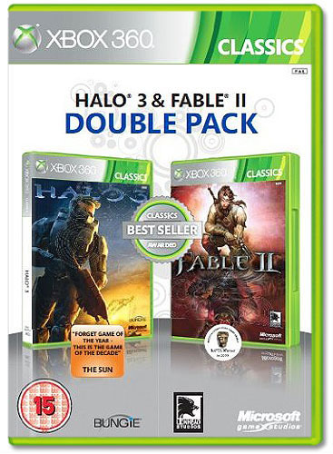 Xbox 360 : Fable 2 and Halo 3 bundle - משחקים XBOX360