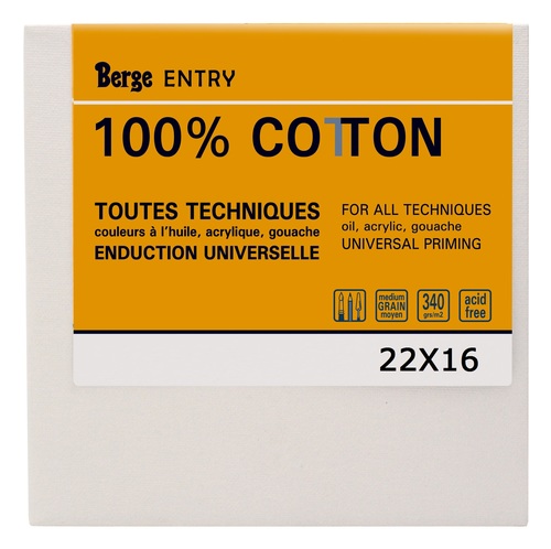 קנווס כותנה 33X24 ס"מ 4F | ENTRY - קנווסים | בדים לציור