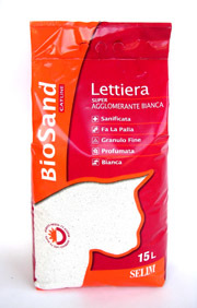 ביו סנד Bio Sand - חול לחתול מתגבש בניחוח טלק - 15 ליטר - - טיפוח ...