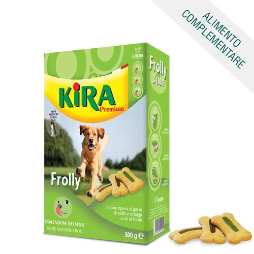 קירה - Kira - ביסקוויטים פרולי לכלבים - Kira Premium Frolly - עוף ...