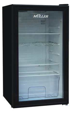 מקרר משרדי חדש יוקרתי עם חזית שקופה מולר 130 מבית MULLER - MULLER ...
