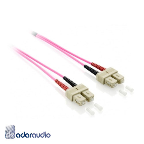 מגשר אופטי מולטימוד OM4 דופלקס SC-SC באורך 3 מטר