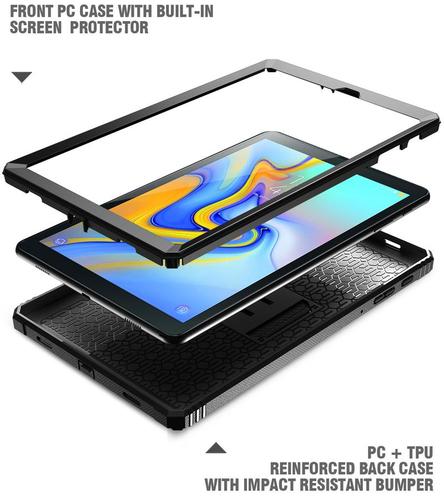 כיסוי טאבלט קשיח SAMSUNG TAB A T590/T595 -צבע לבן Poetic - - אזל