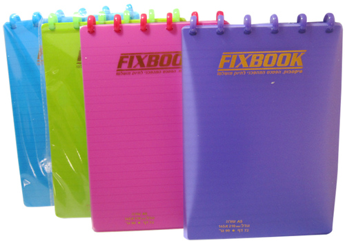 בלוק כתיבה פיקסבוק A5 שורה עם הפטנט המהפכני - נייר ומוצריו- מחברות ודפדפות