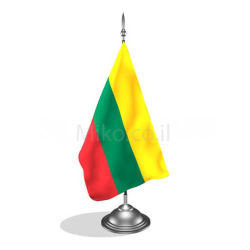 דגלון ליטא - Lithuania mini flag *תמונה לצורך הדמיה בלבד* - דגלוני ...